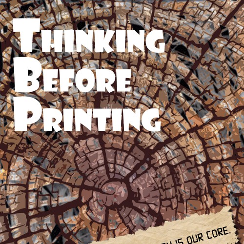 Create an inspiring poster to encourage corporate social responsibility ...