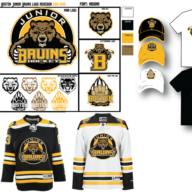 Junior Bruins hockey logo | Logo design contest