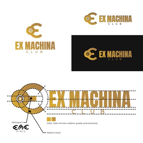 Designs | Logo for Ex Machina Club where kids learn robotics in a ...