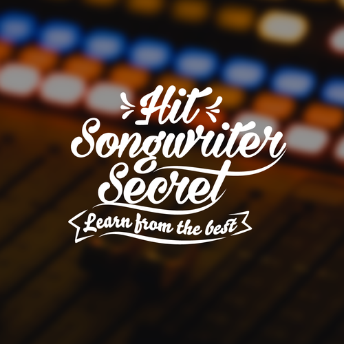 Design a eye-catching top banner for my songwriting course website ...