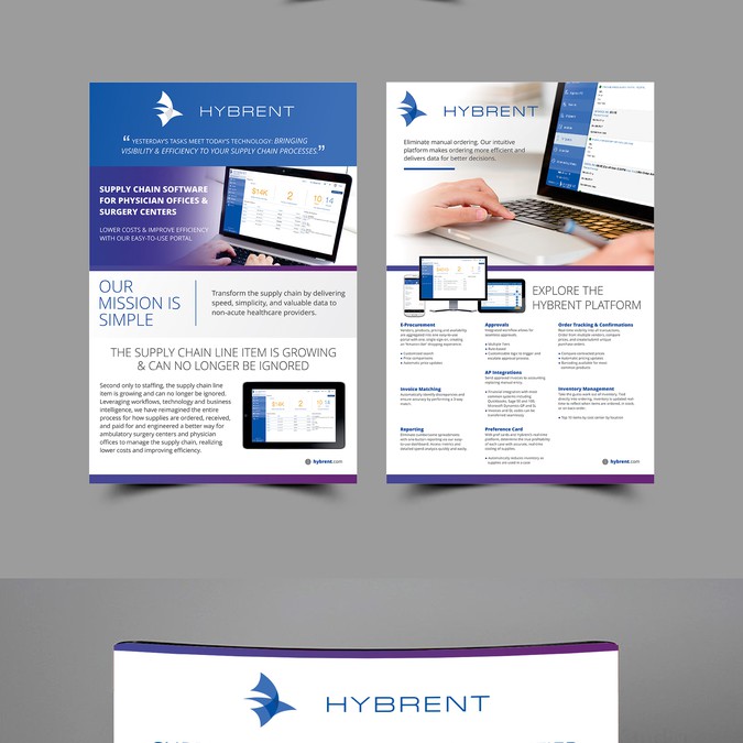 Hybrent needs an electric eye-catching design for marketing purposes ...