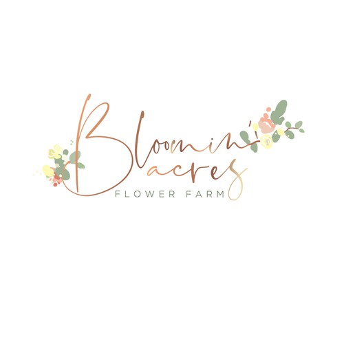 Designs | Flower Farm Logo to jumpstart a new business | Logo design ...