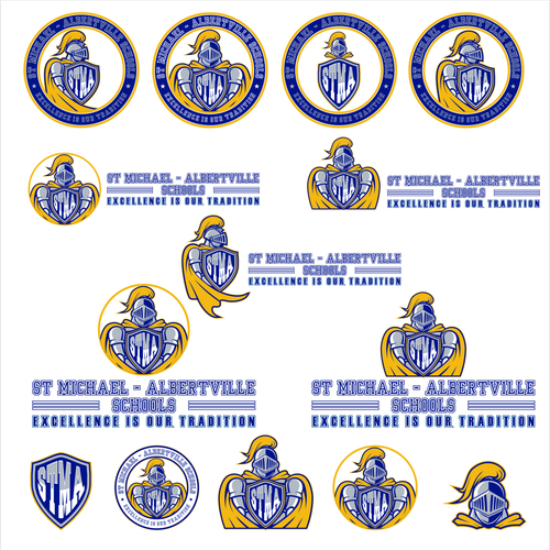 School Sports team needs Powerful Modern version of Knight /STMA Logo ...