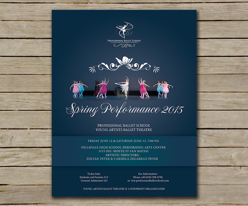 Create a flyer for a high end dance performance | Postcard, flyer or ...