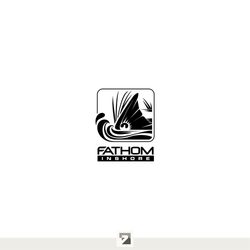 Launch our new brand Fathom Inshore with a great new logo! | Logo ...