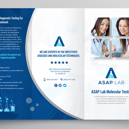 ASAP Lab Molecular Brochure | Brochure contest