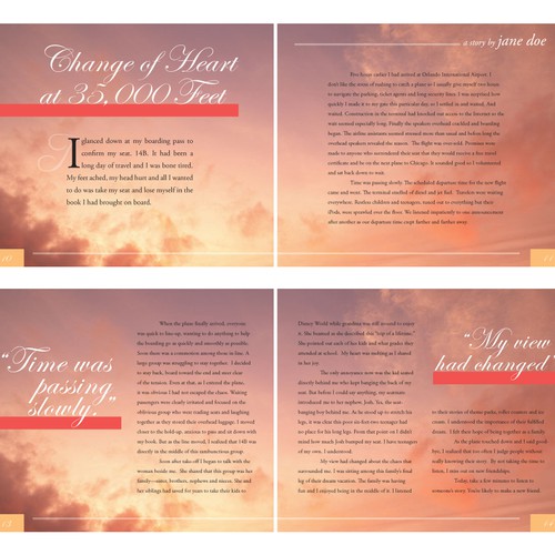 Interior Book Design (4 page spread) for New Women’s Devotional | Print ...