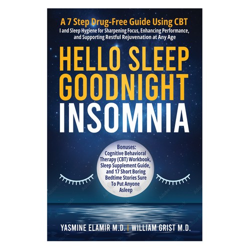 Designs | Sleep Book Cover Needed | Book cover contest