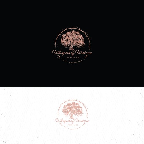 Designs | Wind whispering through Wisteria tree | Logo design contest