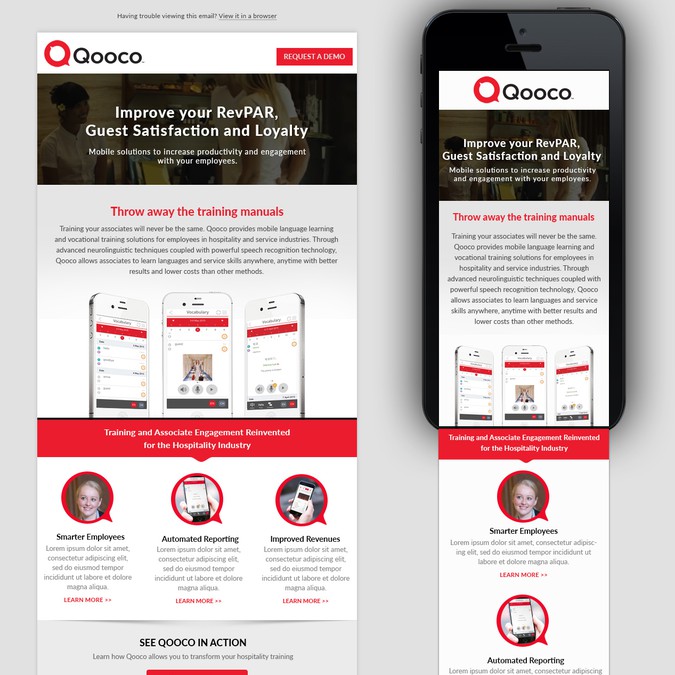 Design "Request a Demo" Promo Email for Mobile EdTech Company | Email ...