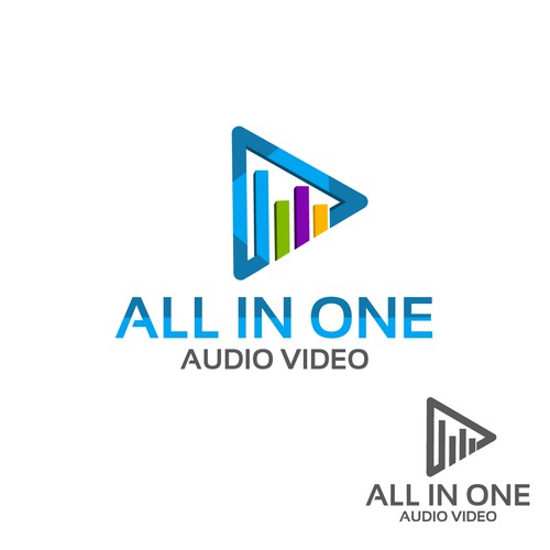 Searching for sophisticated yet memorable logo for All In One Audio ...