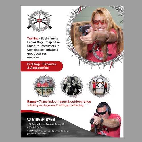 Designs | Full page AD for an ANNUAL MAGAZINE for a GUN RANGE! | Other ...
