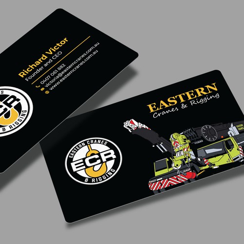 Designs | Eastern Cranes & Rigging | Business card contest