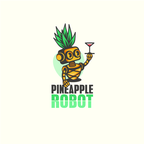 Designs | Pineapple Robot Bar in Maui needs a LOGO!!! | Logo design contest
