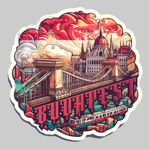 Designs | Budapest Sticker contest for the coolest Luggage stickers ...