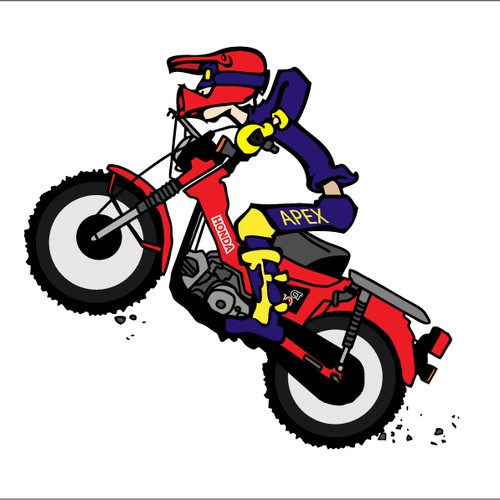 Logo for Charity Fundraiser on Honda CT110 "Postie" Bikes | Logo design ...