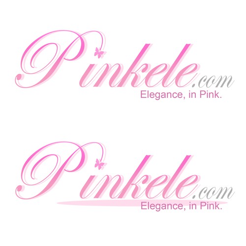 New Girly site Pinkele.com needs logo and coded template! | Logo design ...