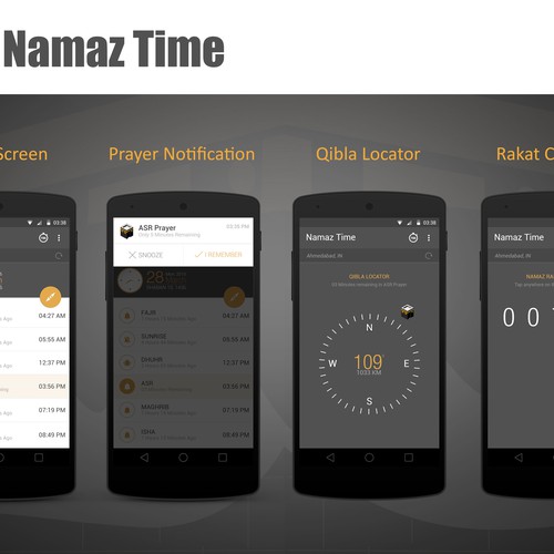 Prayer time app | App design contest