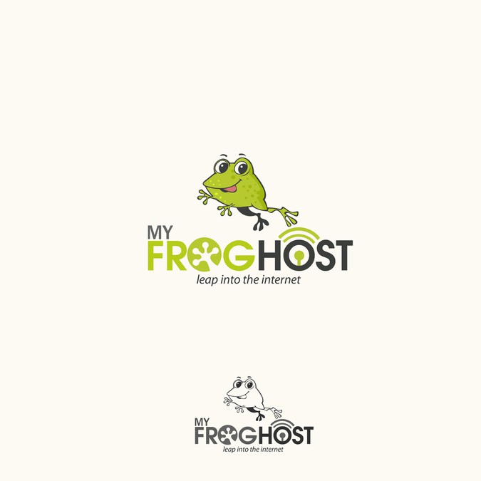 Design a Frog Logo for a new web hosting company. xD! | Logo & social ...