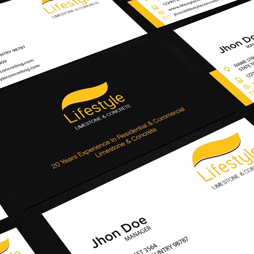 NEW BUSINESS CARD FOR CONCRETE COMPANY | Business card contest