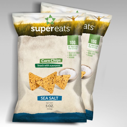 Create an innovative & unique chip snack bag for SuperEats! | Product ...