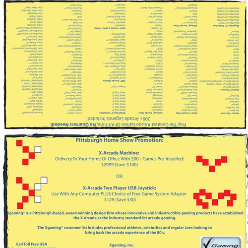 8.5x14 Brochure Design For Gaming Company | Brochure contest