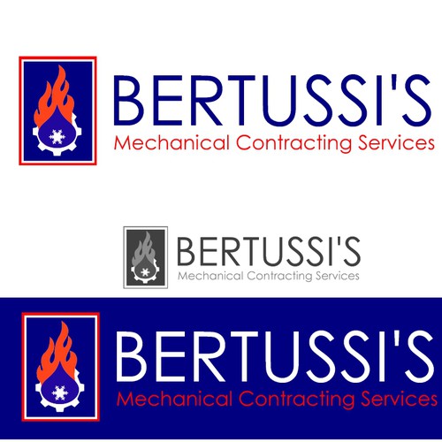 BERTUSSI'S (Mechanical Contractor) *logo* | Logo design contest