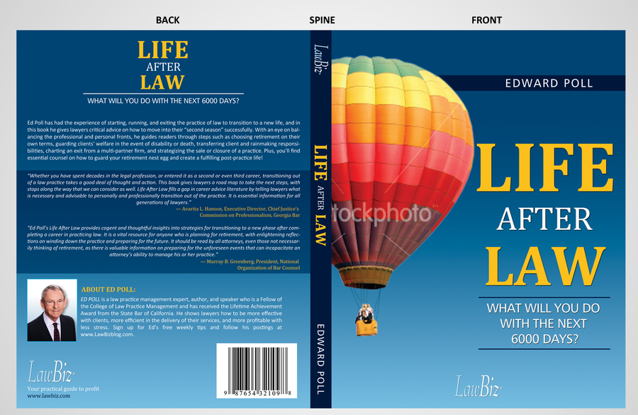 Create a book cover for LawBiz Management's book: Life After Law | Book ...