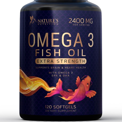 Designs | Omega 3 Fish Oil Design needed for Nature's Nutrition ...