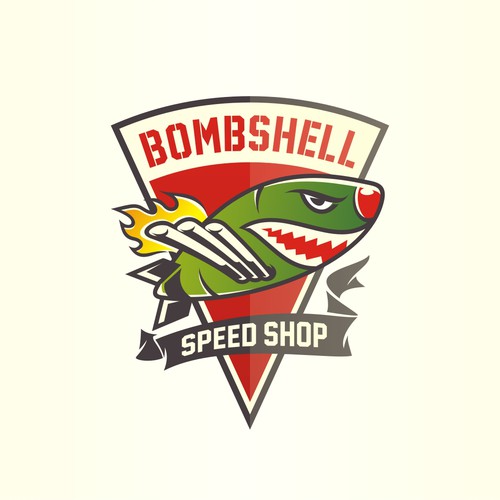 Hot Rod Shop / Speed Shop vintage bomb logo | Logo design contest