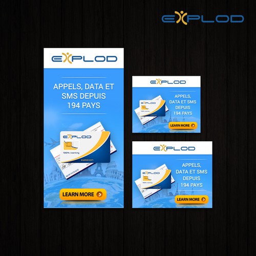 Banner design for Travel SIM card, one to one task will follow for the ...