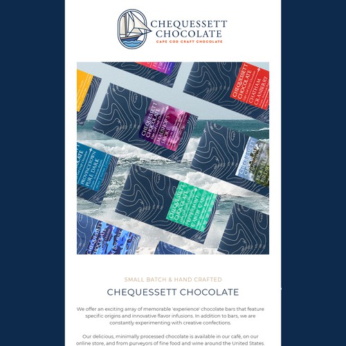 Designs | Design a nautical email template for a craft chocolate ...