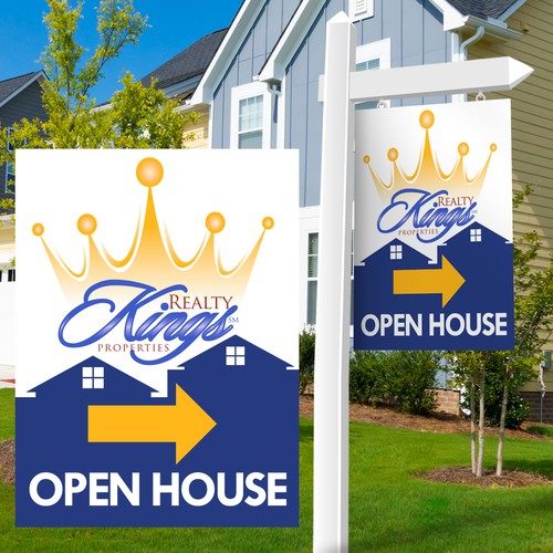Create an Eye-catching Open House Sign | Signage contest
