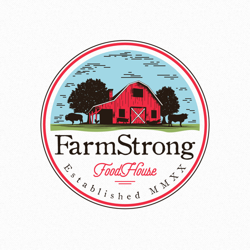 FarmStrong FoodHouse Logo | Logo design contest