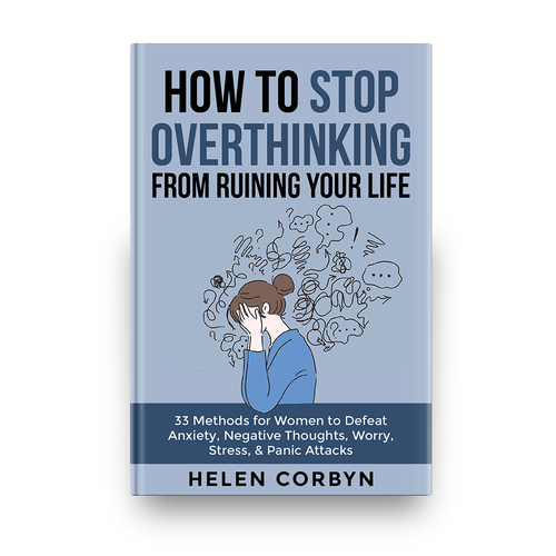 Designs | Book cover about overthinking that will appeal to women ...