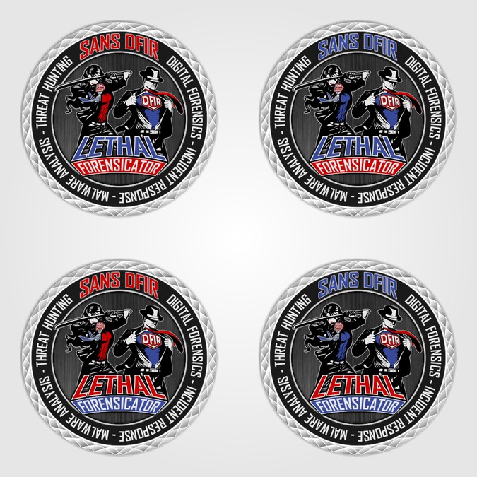 Cyber Forensics - Challenge Coin Design | Illustration or graphics contest
