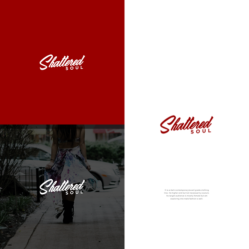Design logo for a dark/contemporary emerging fashion brand; Shattered ...