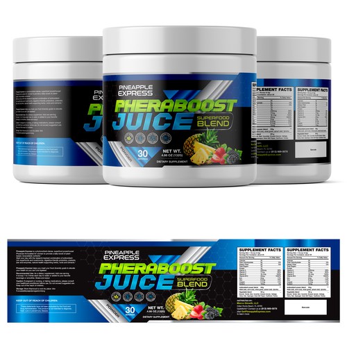 Designs Label Design Pineapple Express A Mens Sexual Supplement Product Label Contest