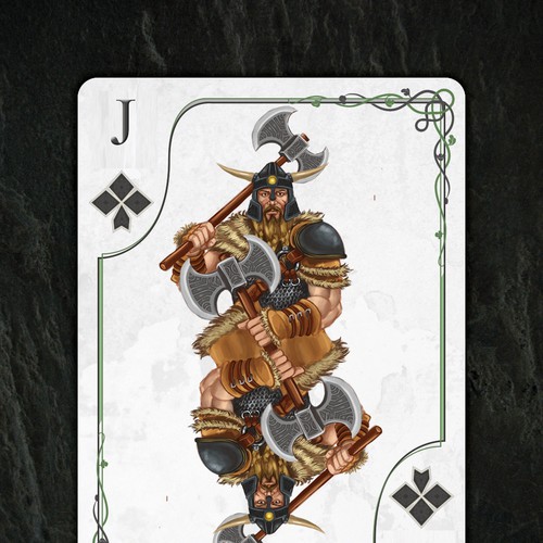 Illustrations for a new Viking Themed Playing Card Deck! | Illustration ...