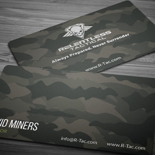 Business Card Design contest for Tactical Brand | Business card contest