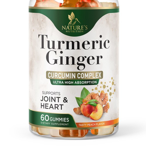 Designs | Natural Turmeric Gummies Design Need for Nature's Nutrition ...