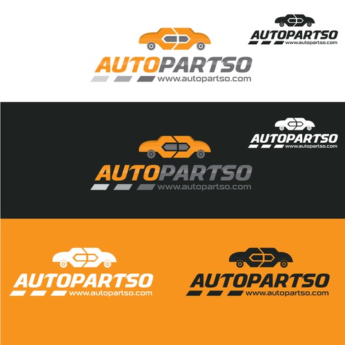 Logo design for an Auto-parts website - "AUTOPARTSO" | Logo design contest