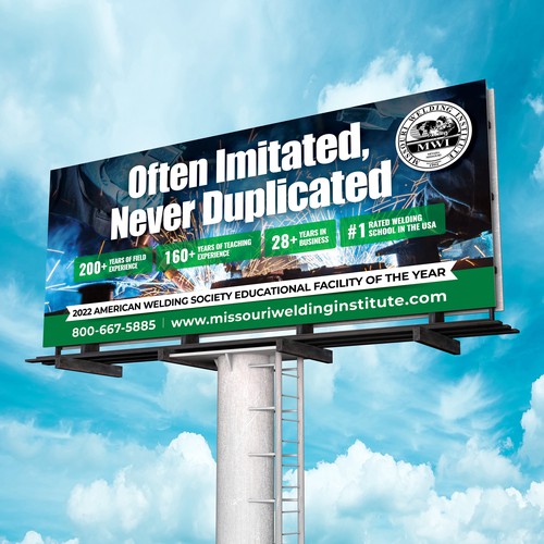 Designs | Billboard for top welding school in the USA! | Signage contest