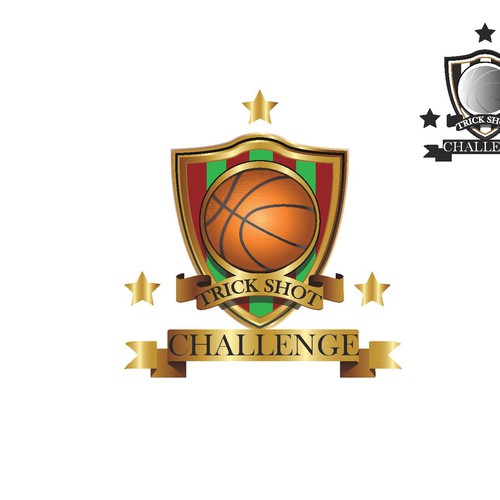 Trick Shot Challenge Basketball | Logo design contest