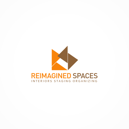 A cool logo for a company that does home staging, interior decorating ...