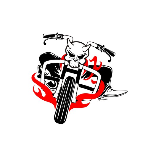Red Devils Motorcycle Club T-Shirt Design (HARDCORE!) | T-shirt contest