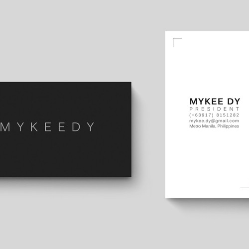 Business Card (Bold, Minimalist, Edgy, Sophisticated, Serious) Business ...