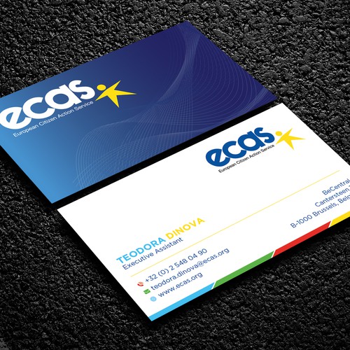 Designs | Design a classy business card for a Brussels-based EU-focused ...