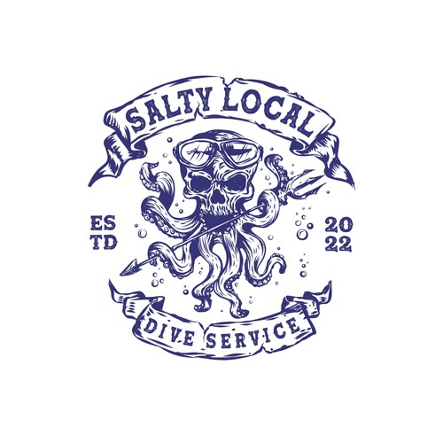 Designs | scuba diver skull for dive service business | Logo design contest