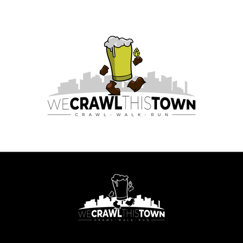 Designs | We Crawl this Town | Logo design contest